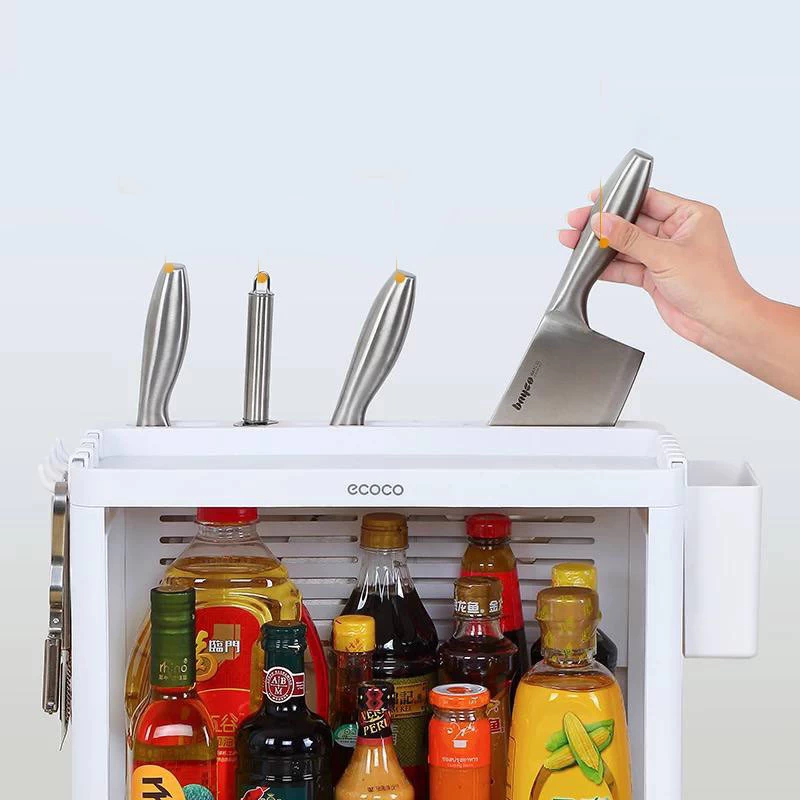 ECOCO Kitchen Tools Organizer - White | HiShopper