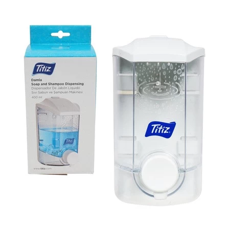 Titiz Liquid Soap And Shampoo Dispenser, 1000 ML, TP-293 - White ...