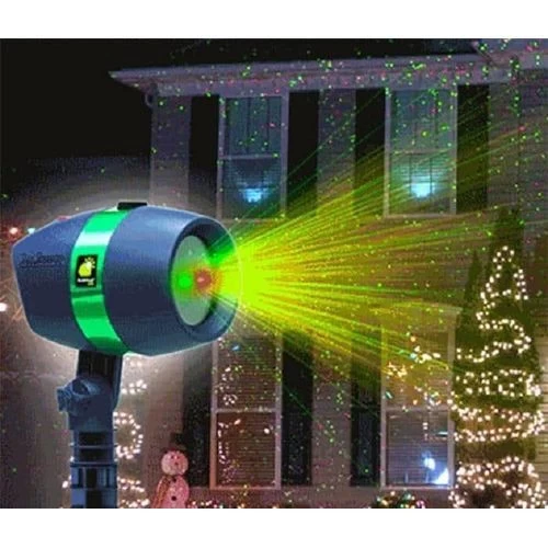 Star Shower Laser Projector – Moving Red & Green Lights | HiShopper